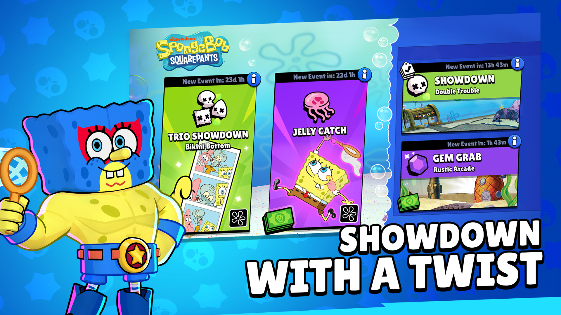 Bob Esponja é a novidade do Brawl Stars, um dos jogos de celular mais ...